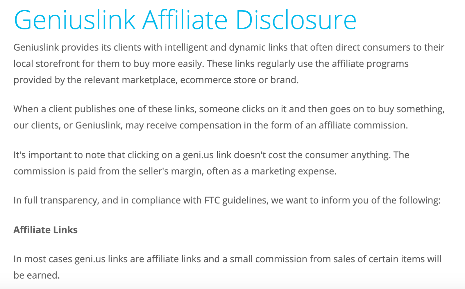 Affiliate Marketing Disclosure: How to Add One the Right Way - Geniuslink