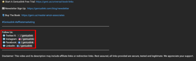 7 Best Practices for Links Inside YouTube Descriptions