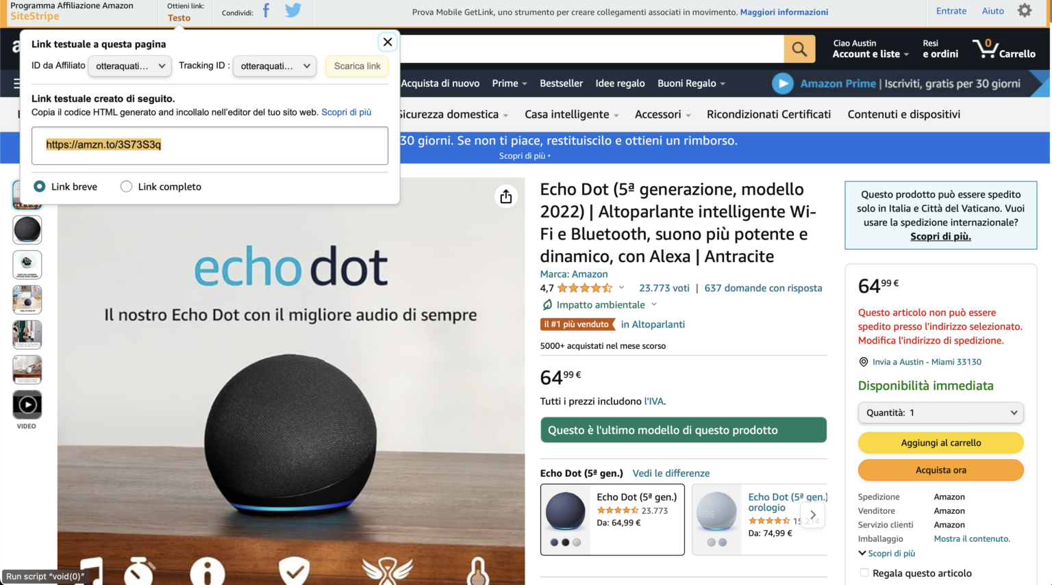 Amazon Associates Italy Guide: Account Setup, Amazon OneLink, Taxes ...
